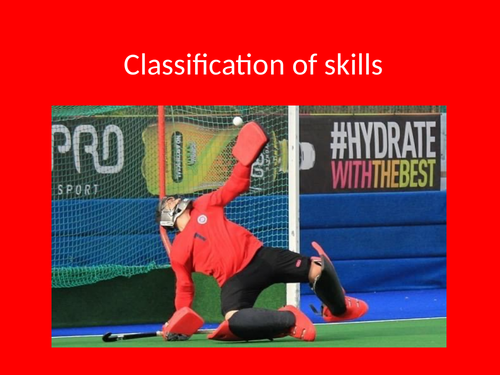 PE GCSE Sports Psychology (Classification of Skill) | Teaching Resources
