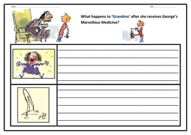 George's Marvellous Medicine - Worksheet | Teaching Resources