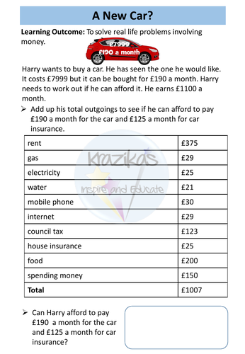 Money AQA Entry Level 3 Maths | Teaching Resources