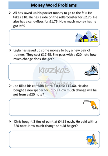 Money - AQA Entry Level 3 Maths | Teaching Resources