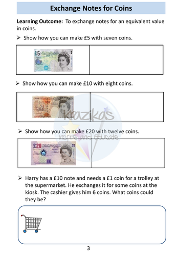 Money - AQA Entry Level 3 Maths | Teaching Resources