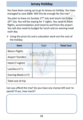 Money - AQA Entry Level 3 Maths | Teaching Resources