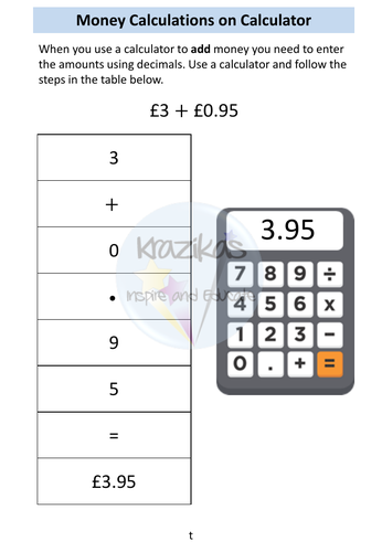 Money - AQA Entry Level 3 Maths | Teaching Resources
