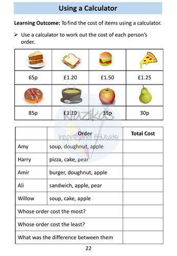 Money - AQA Entry Level 3 Maths | Teaching Resources