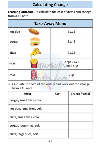 Money - AQA Entry Level 3 Maths | Teaching Resources