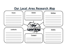 Geography Local Area Research Sheet KS1 | Teaching Resources
