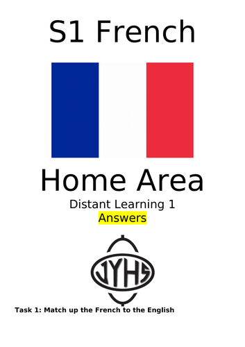 French Home Area Study Packs | Teaching Resources