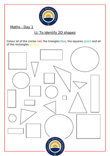 EYFS 2D shapes activities | Teaching Resources