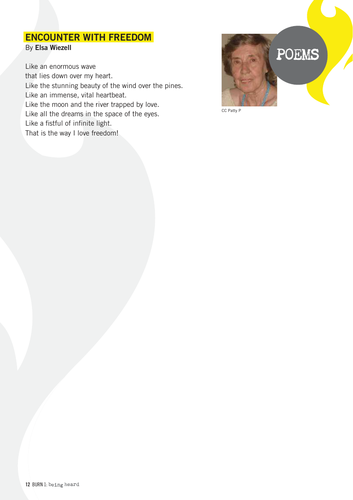 Poetry and Human Rights: Words That Burn - Session 1 | Teaching Resources