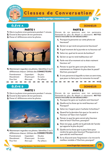 50 x French Conversation Bundle (Pack 1) | Teaching Resources