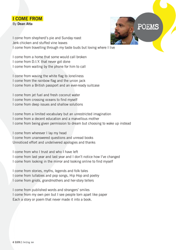 Poetry and Human Rights: Words That Burn - Session 2 | Teaching Resources