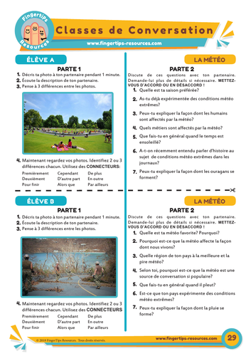 50 x French Conversation Bundle (Pack 2) | Teaching Resources