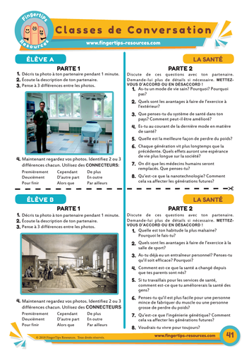 50 x French Conversation Bundle (Pack 2) | Teaching Resources