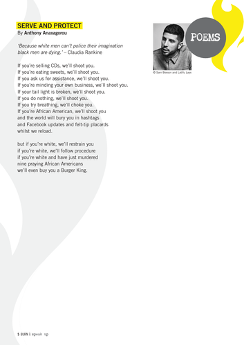 Poetry and Human Rights: Words That Burn - Session 7 | Teaching Resources