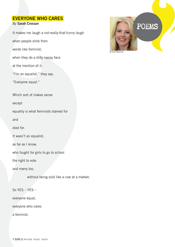 Poetry and Human Rights: Words That Burn - Session 10 | Teaching Resources