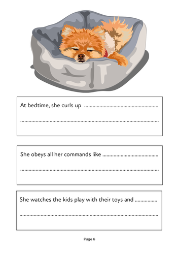 ‘Pom Pom At Home’ A Fun Writing And Drawing Activity (4 years ...