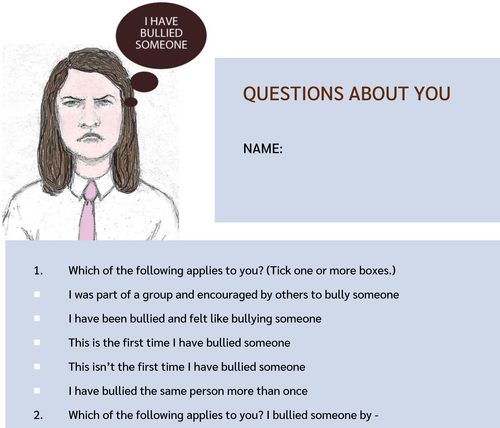 Bullying Worksheets (US) | Teaching Resources