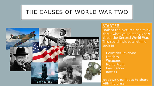 Causes of the Second World War / World War Two (1-2 Lessons) | Teaching ...