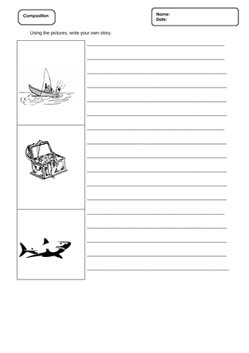 Sea : grammar and write story | Teaching Resources