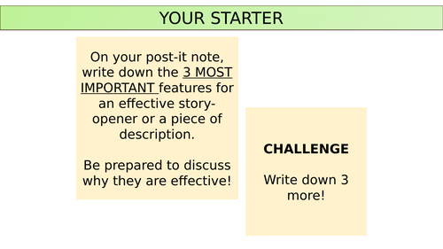 Creative Prose Writing GCSE | Teaching Resources