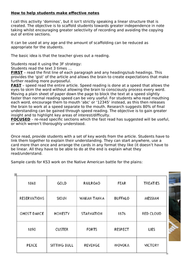 Note taking in science | Teaching Resources