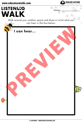 Listening Walk: Outdoor Sound Activity | Teaching Resources