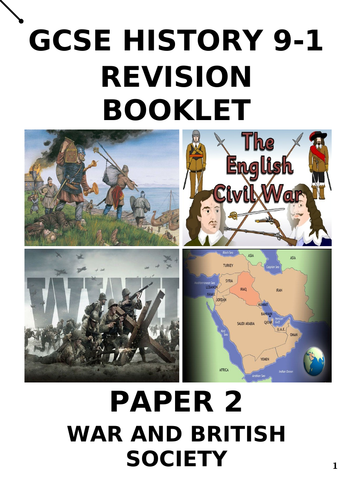History Paper 2 - EVERYTHING YOU NEED | Teaching Resources