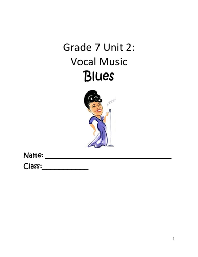 Blues Music Unit of Work | Teaching Resources