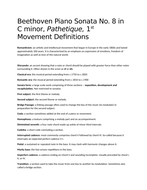 Edexcel GCSE Music: Beethoven Piano Sonata key words and definitions ...