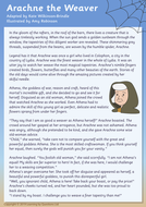 KS2 Fiction Comprehension: Arachne the Weaver | Teaching Resources