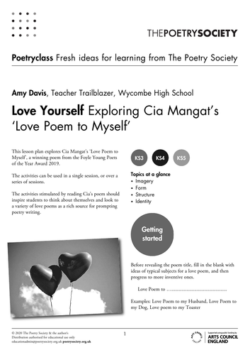 Love Yourself | Teaching Resources