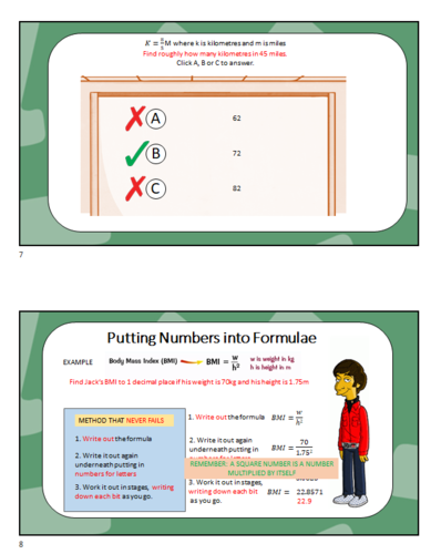 Substitution Into Formula Made Easy: Full Lesson For Functional Skills ...