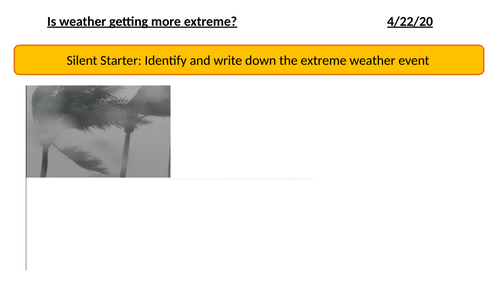 Is weather getting more extreme? | Teaching Resources