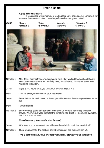 Easter Week Compilation of short plays / group reading texts | Teaching ...