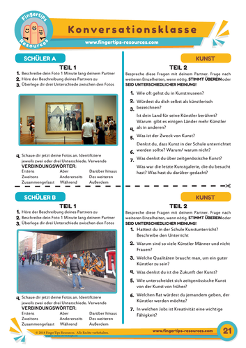 50 x German Speaking Bundle (Pack 1) | Teaching Resources