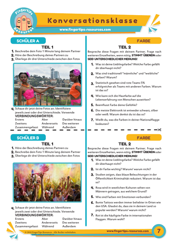 50 x German Speaking Bundle (Pack 1) | Teaching Resources