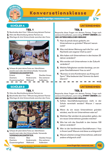 50 x German Speaking Bundle (Pack 1) | Teaching Resources