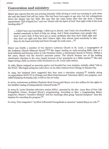 Joyce Meyer Christian Author and Speaker | Teaching Resources