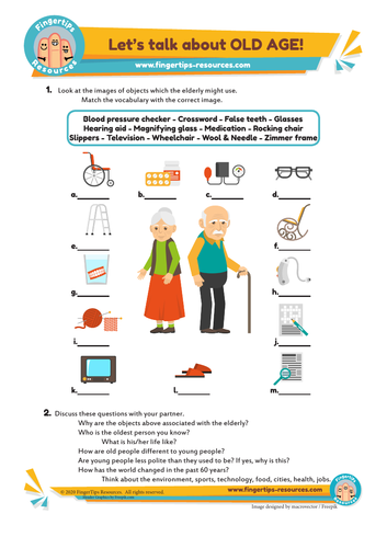 Let’s talk about OLD AGE! | Teaching Resources