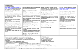 Animal Boogie Literacy Plan | Teaching Resources