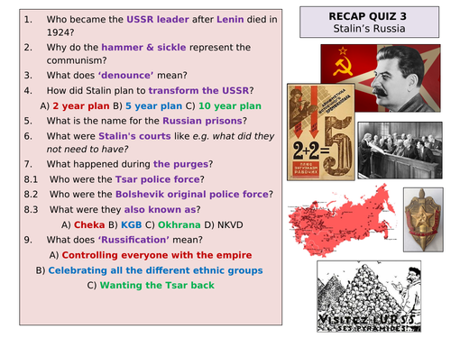BGE History of Russia | Teaching Resources