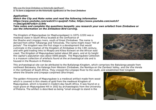 Home Learning Resources on African Kingdoms and Civilisations ...