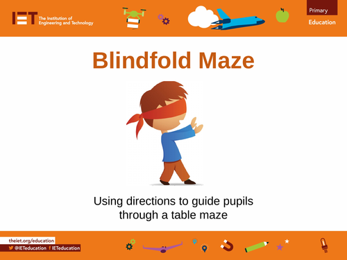 Blindfold maze KS1 maths game | Teaching Resources