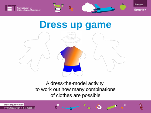 Dress up game - KS1 maths | Teaching Resources