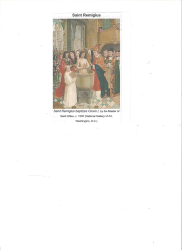 Saint Remigius (c437-533) Feast day 1st October | Teaching Resources