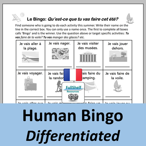 French Summer Activities Games L'ete | Teaching Resources