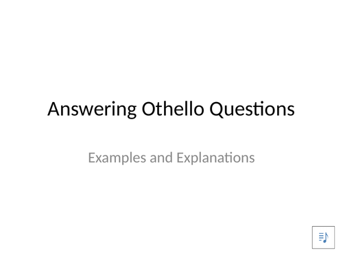 How to Answer Othello and Tragedy Questions Tragedy AQA | Teaching ...