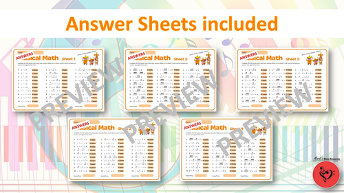 Musical Math Notes | Teaching Resources