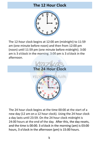 Time AQA Entry Level 3 Maths | Teaching Resources