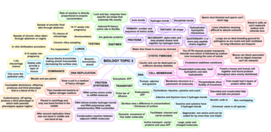 A-Level Biology topic mind map | Teaching Resources
